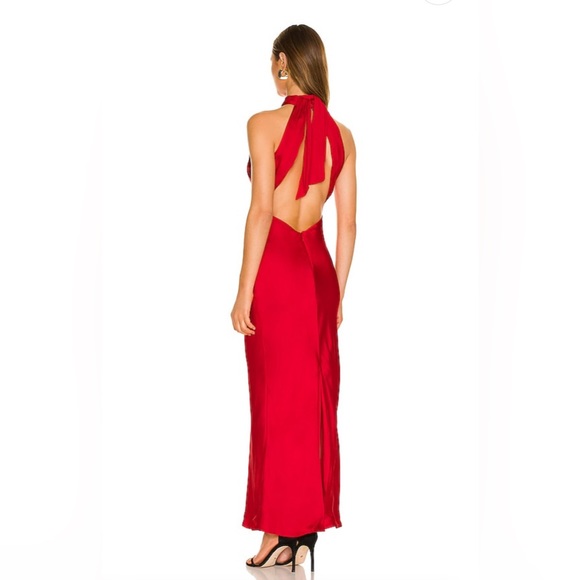 REVOLVE | Dresses | Revolve Fire Red Backless Maxi Dress | Poshmark